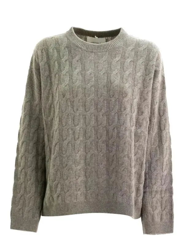 LISA YANG Seymour Cable Knit Sweater - Neutrals
