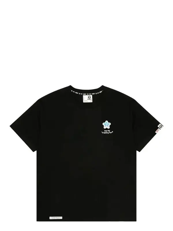 AAPE BY *A BATHING APE Graphic Print T-shirt - Black