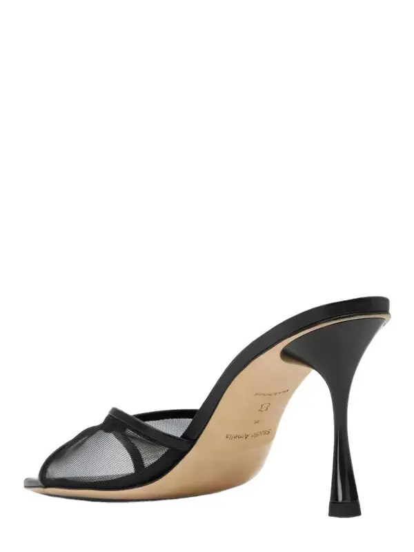 Studio Amelia Jacques Mesh-panel Sandals - Black