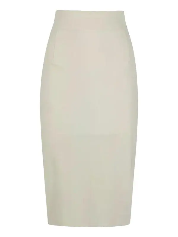 Chiara Boni La Petite Robe Lumi High-waisted Pencil Midi Skirt - Neutrals