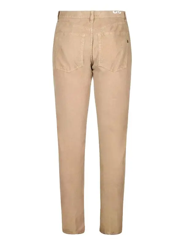 DONDUP Corduroy Effect Five-pocket Trousers - Neutrals