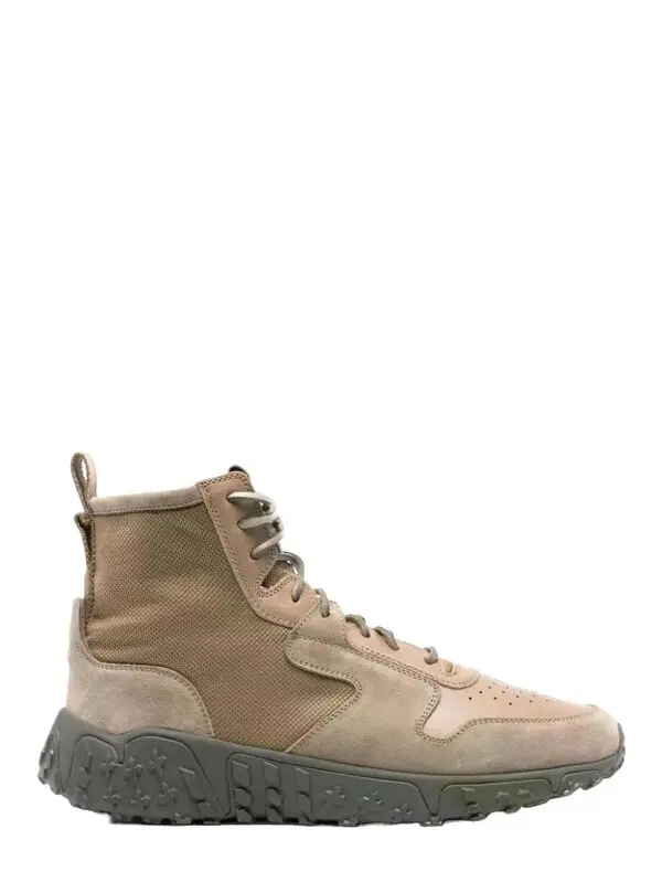 BUTTERO® Panelled Ankle Boots With Vibram® Sole - Brown