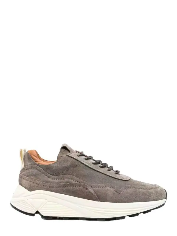 BUTTERO® Suede Lace-up Sneakers - Brown