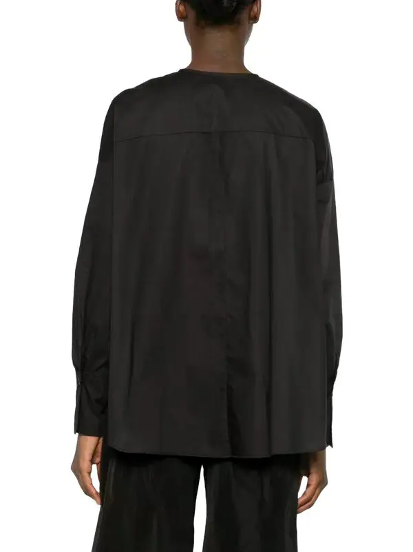 SUSANNE BOMMER Long-sleeve Ruffled Shirt - Black