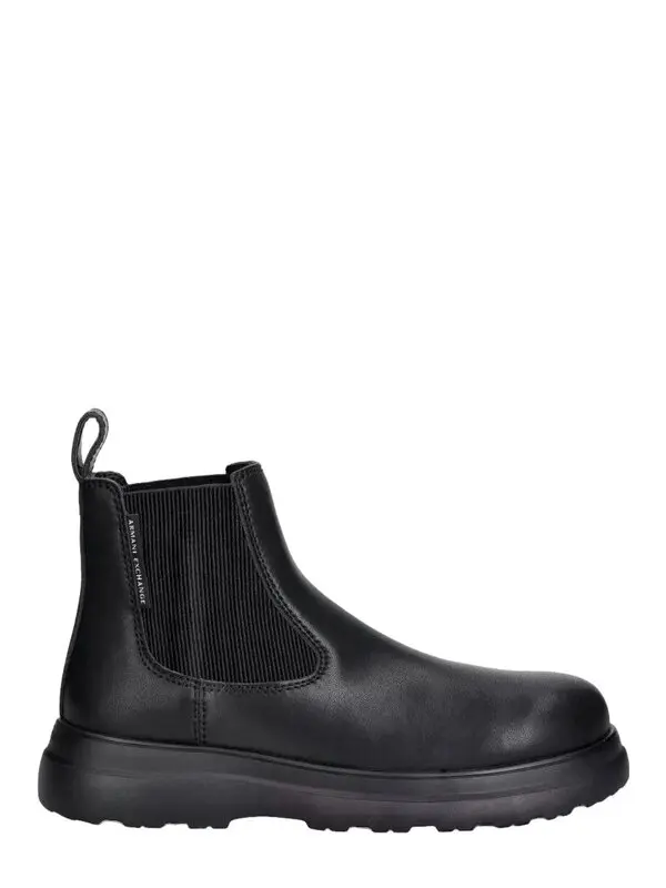 Armani Exchange Chelsea Boots - Black