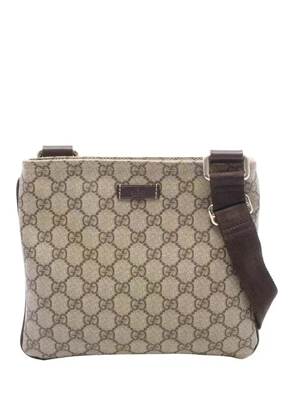 Gucci Gg Supreme Crossbody Bag - Neutrals