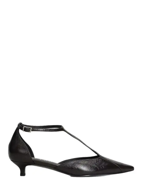 BIBI LOU Canna Pointed-toe T-bar Pumps - Brown