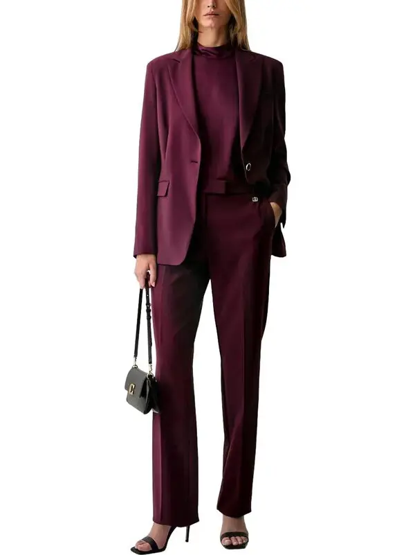 FRACOMINA Single-breasted Blazer - Red