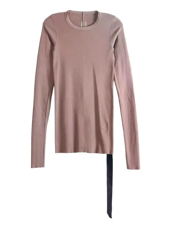 Rick Owens Ribbed Knit Long-sleeve T-shirt - Brown