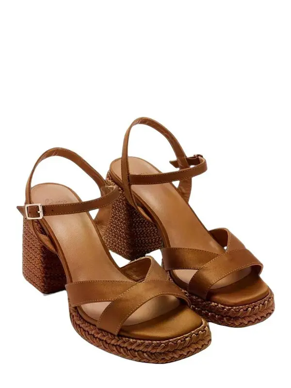 CastaÑer Viena Crossover Sandals - Brown