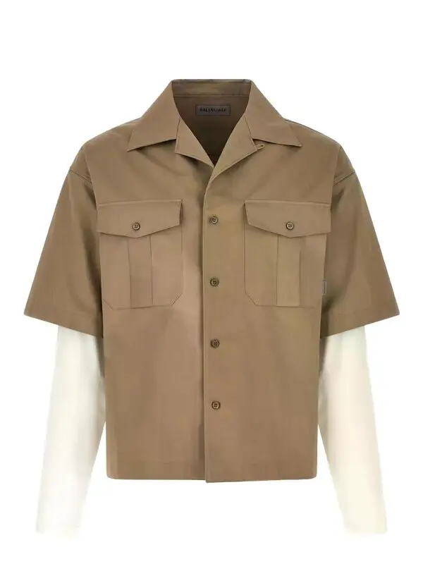 Balenciaga Double-layer Shirt - Neutrals