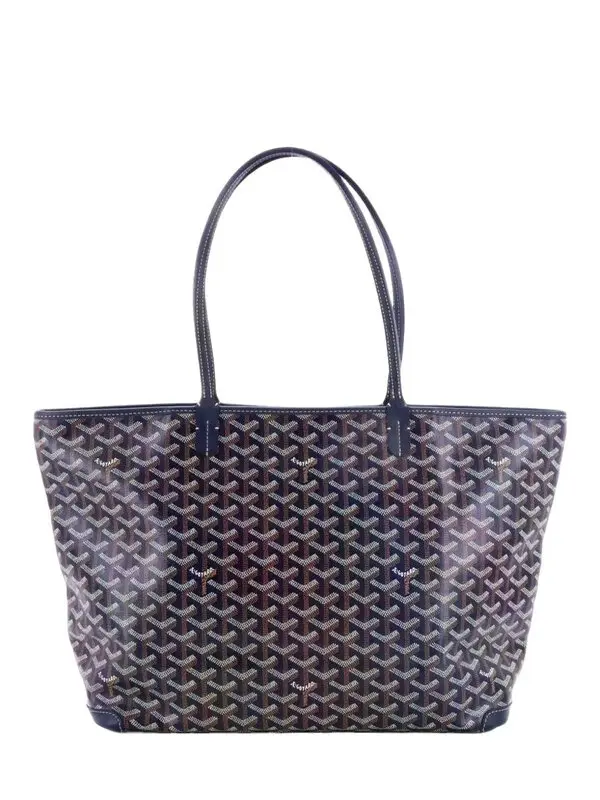 Goyard Artois Tote Coated Canvas Mm Shoulder Bag - Blue