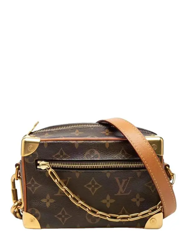 LOUIS VUITTON Monogram Canvas Mini Soft Trunk Crossbody Bag - Brown