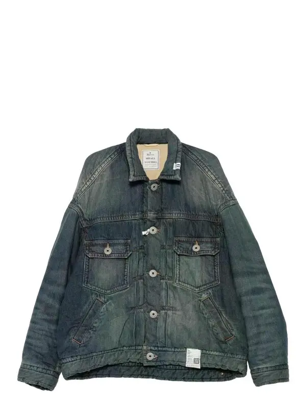 Mihara Yasuhiro Puffer Denim Jacket - Blue