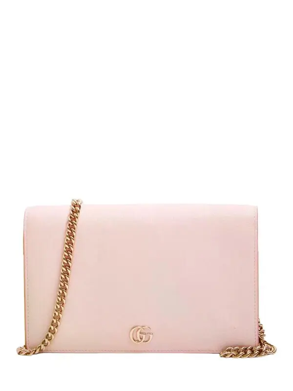 Gucci Marmont Double G Crossbody Bag - Pink