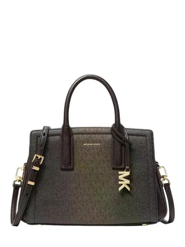 Michael Kors Laila Small Signature Logo Satchel - Brown