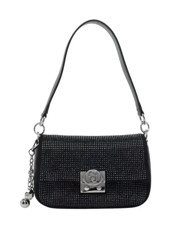 Liu Jo Embellished Shoulder Bag With Chain Detail - Black