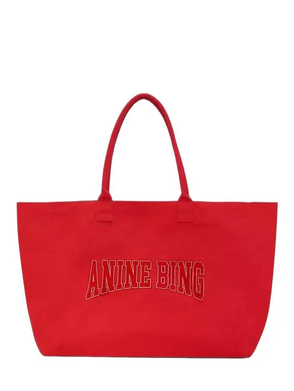 ANINE BING Canvas Tote Bag - Red