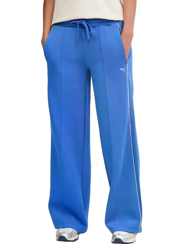 PUMA T7 Piped Drawstring Track Pants - Blue