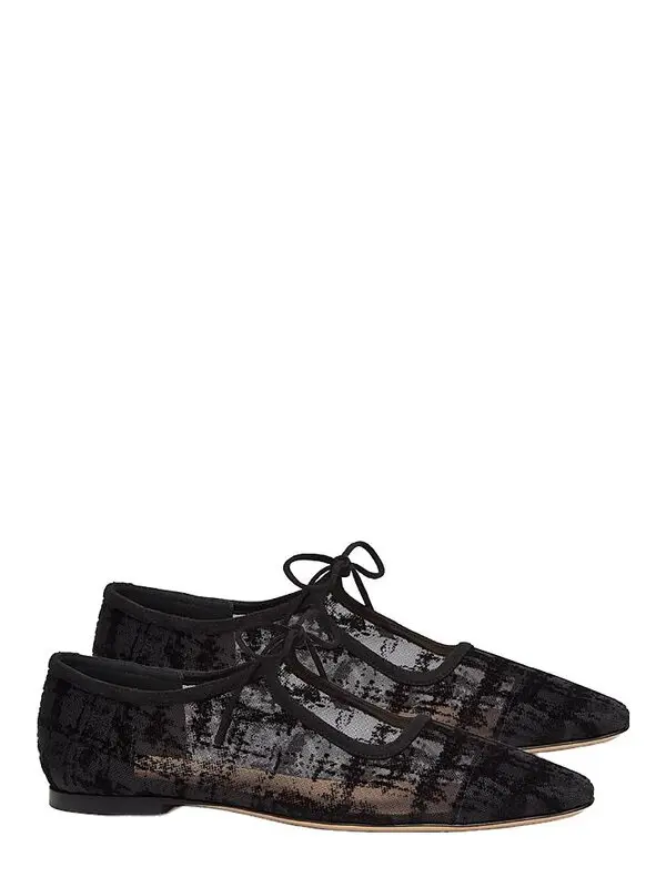 ARTEANA Marcella Flock Flat - Black