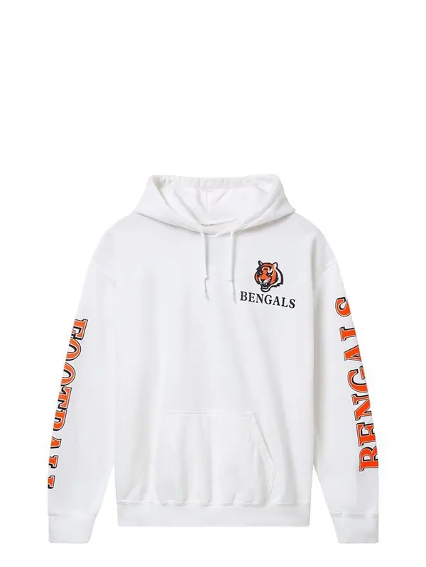 Junk Food Clothing Cincinnati Bengals Hoodie - White