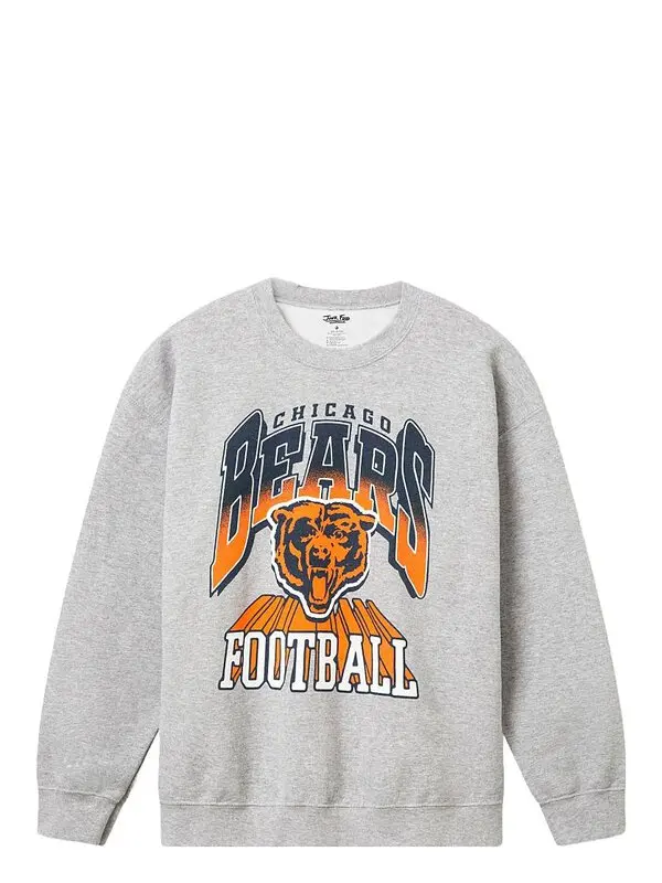 Junk Food Clothing Chicago Bears All Pro Crew Fleece - Heather Grey