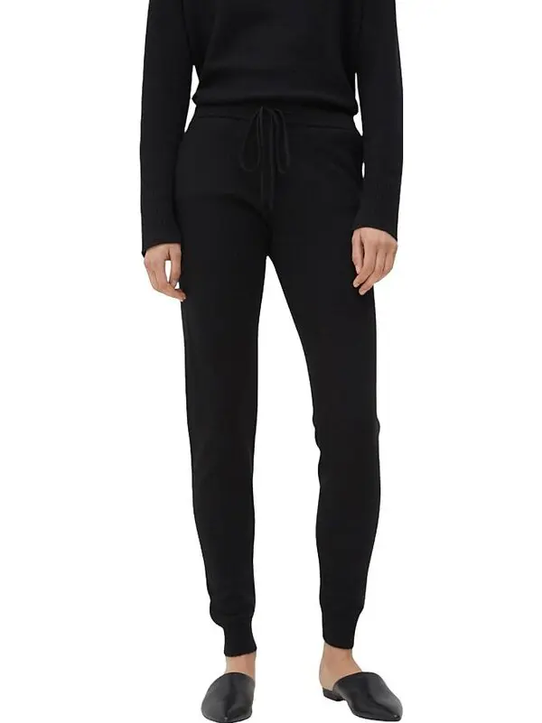 Chinti & Parker Pure Cashmere Track Pants - Black
