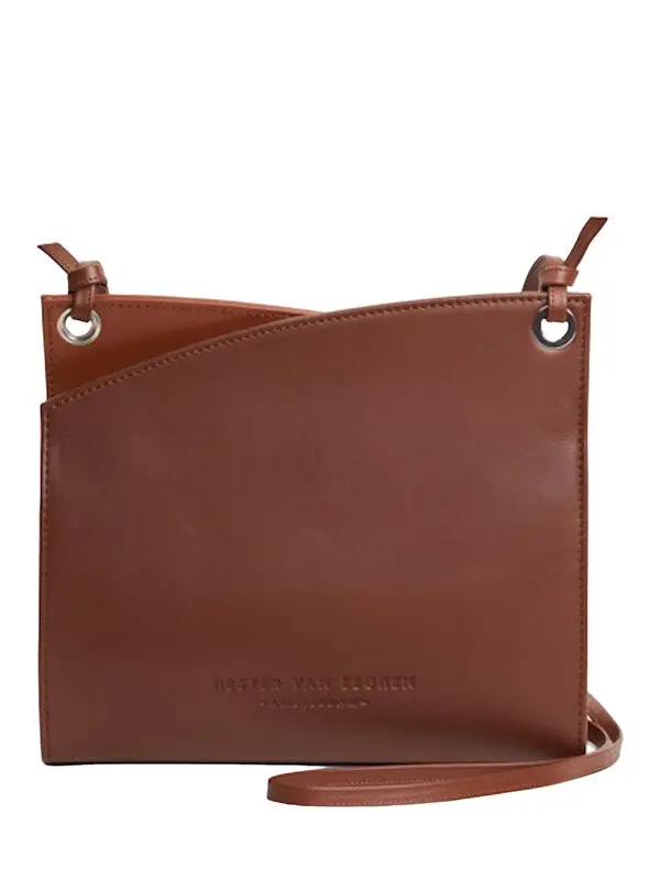 HESTER VAN EEGHEN Color Block Leather Shoulder Bag - Brown