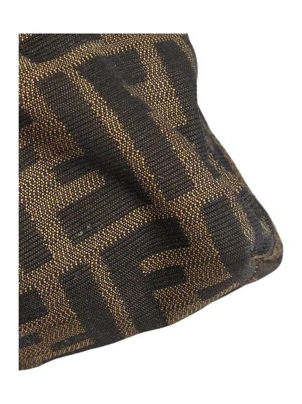 FWRD RENEW Fendi Zucca Canvas Shoulder Bag - Brown
