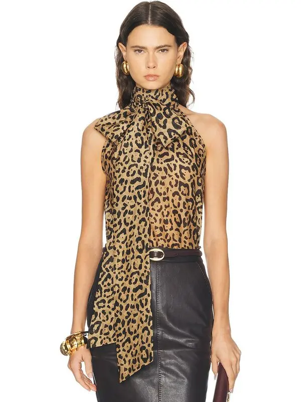 Françoise Susan Blouse - Leopard