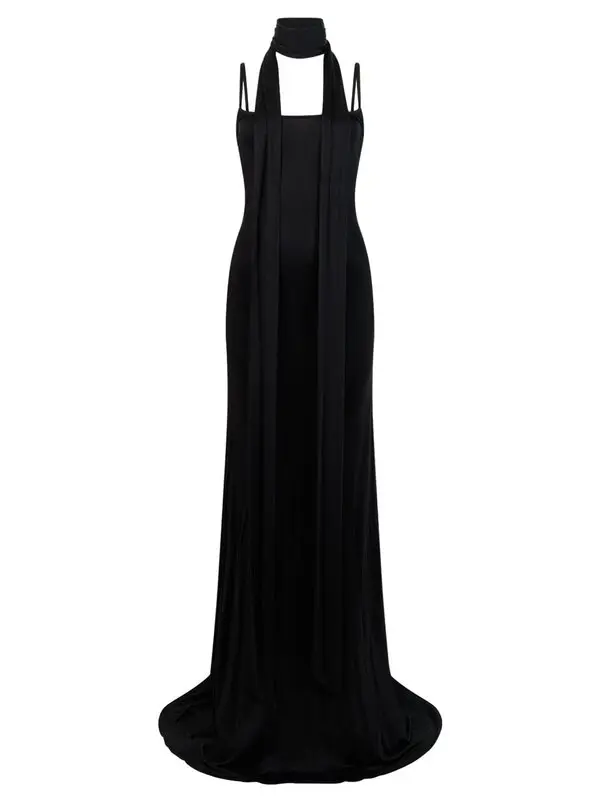 Dsquared2 Long Jersey Dress - Black