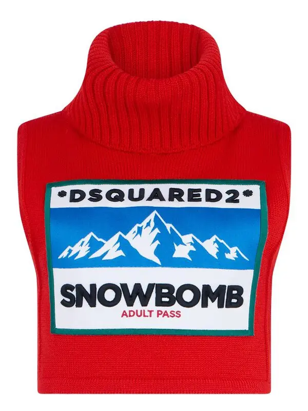Dsquared2 Après Ski Knit Vest - Black