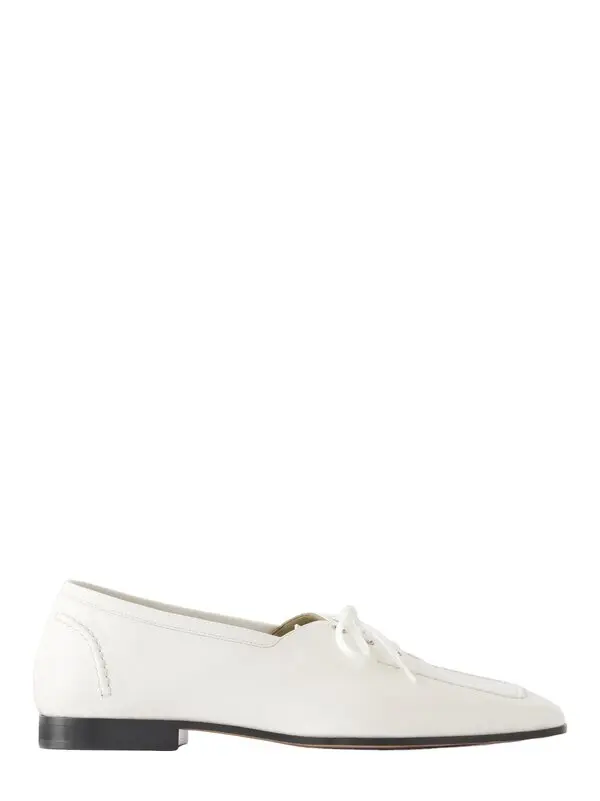 Bottega Veneta Leather Brogues - White