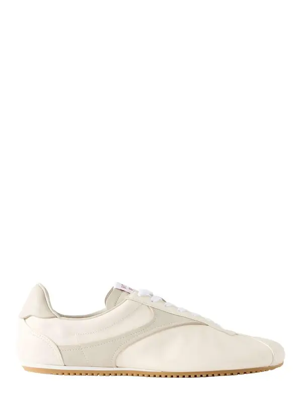 Bottega Veneta Leather Sneakers - Gray