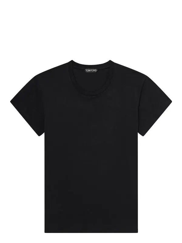 TOM FORD Cotton-jersey T-shirt - Black