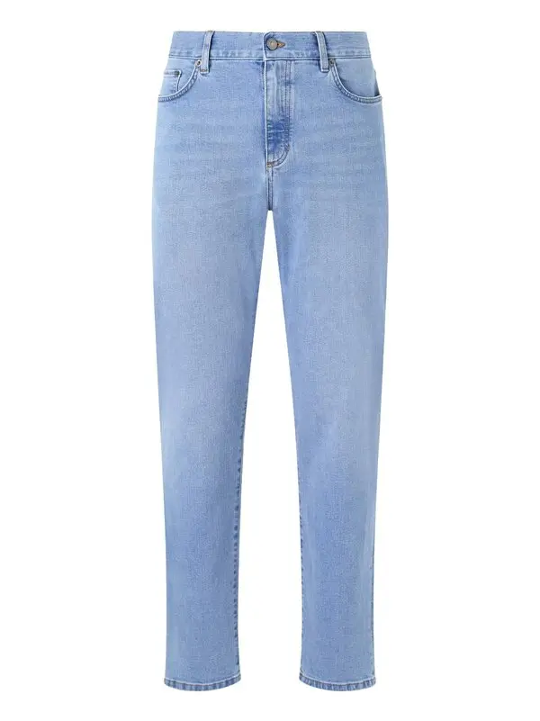 Zegna Roccia Slim-fit Straight-leg Jeans - Blue