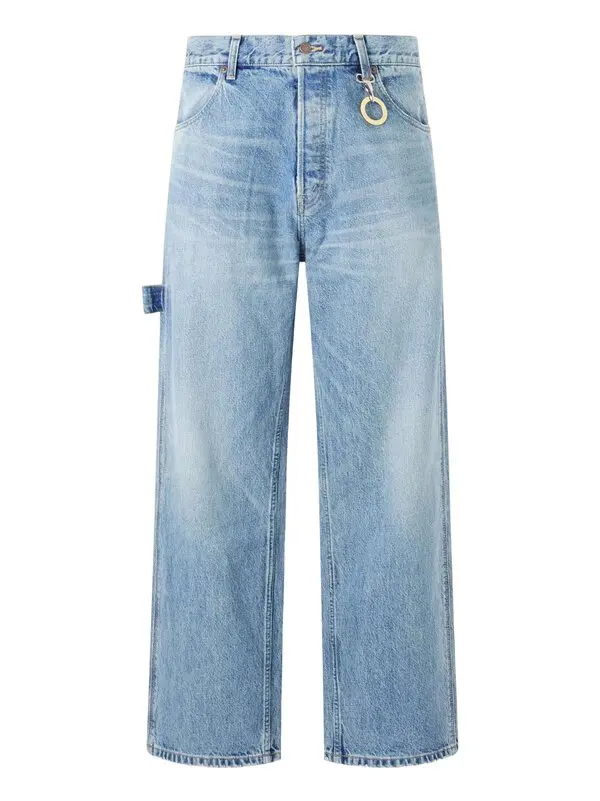 Celine Wide-leg Jeans - Blue