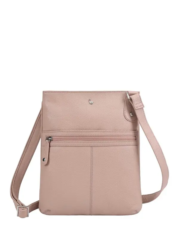 LLOYD BAKER Manali Leather Crossbody Bag - Pink