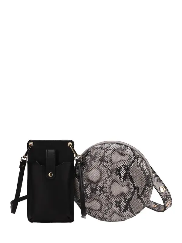 MKF COLLECTION - J'OMOR Hailey Phone Crossbody Bag - Black