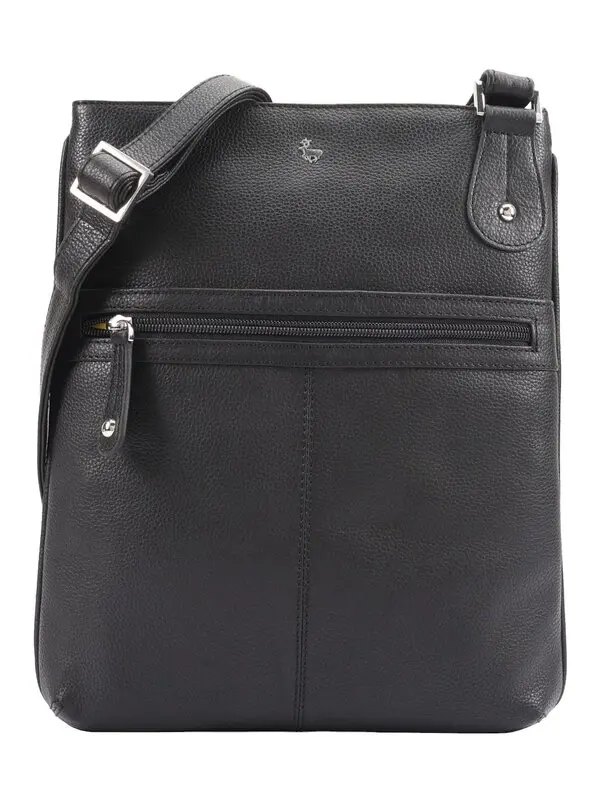 LLOYD BAKER Manali Leather Crossbody Bag - Black