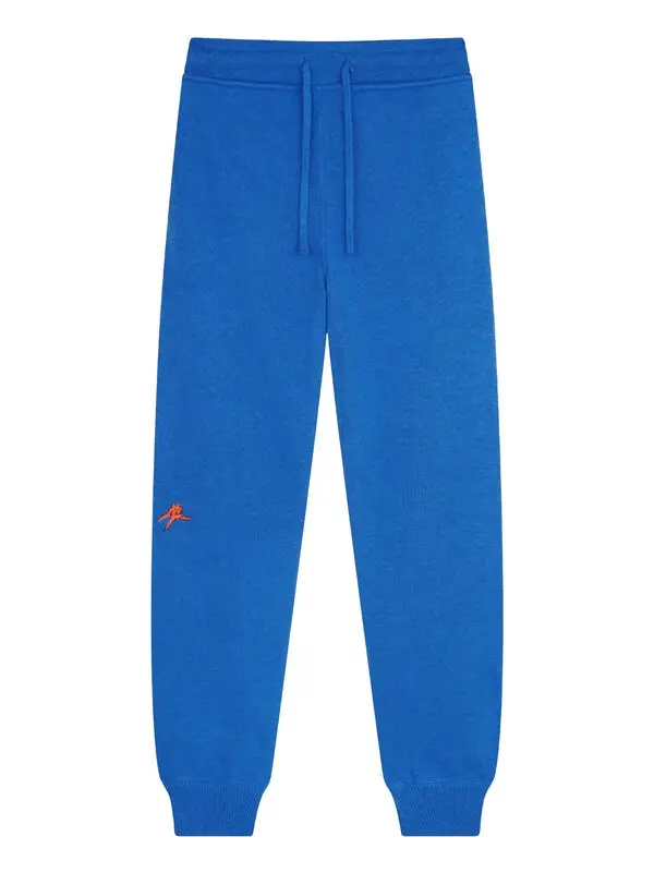 LA GRANNI Knitted Trousers - Blue