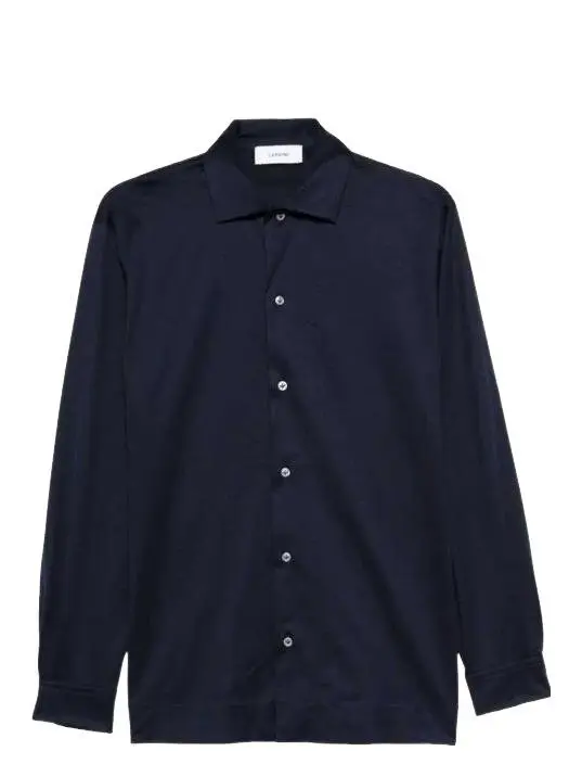 LARDINI Buttoned Shirt - Blue