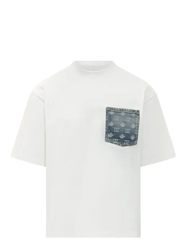 Dsquared2 Monogram Loose Fit T-shirt - White