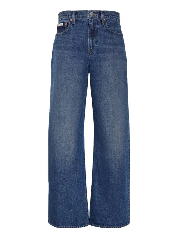 Calvin Klein High-waisted Wide-leg Jeans - Indigo