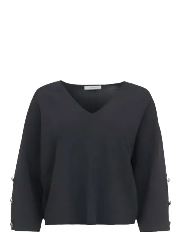 Max Mara V-neck Pullover - Blue