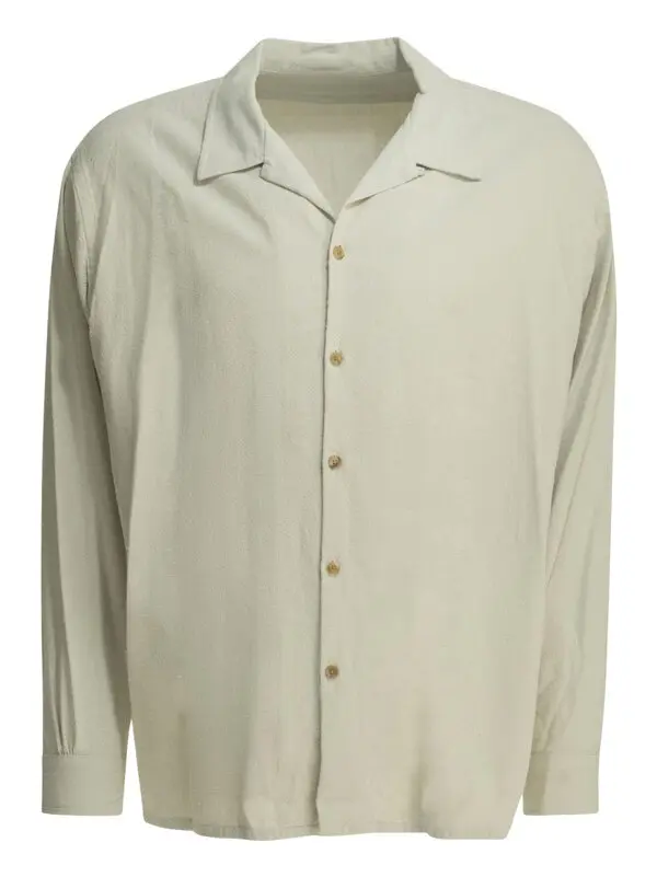 A.PRESSE Button-fastening Shirt - Ecru