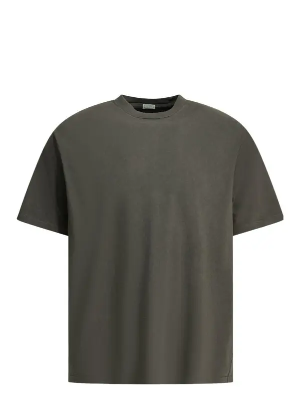 A.PRESSE Retro Crew Neck T-shirt - Black