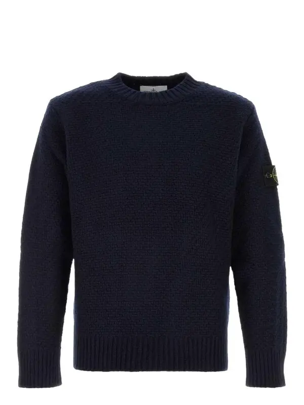 Stone Island Crew Neck Sweater - Blue