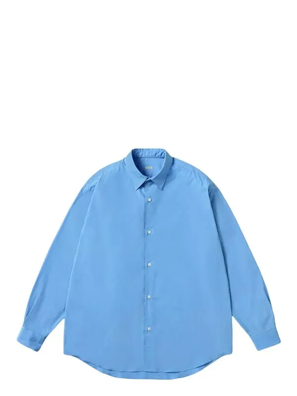 A.PRESSE Regular Collar Shirts - Blue