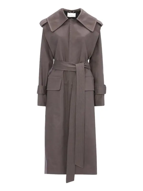 Victoria Beckham Long-sleeved Trench Coat - Ore